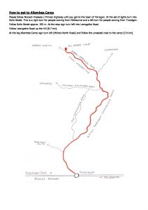 How to get to Allambee Camp map | Allambee Camp