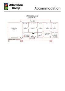 Accommodation map Strzelecki Lodge | Allambee Camp